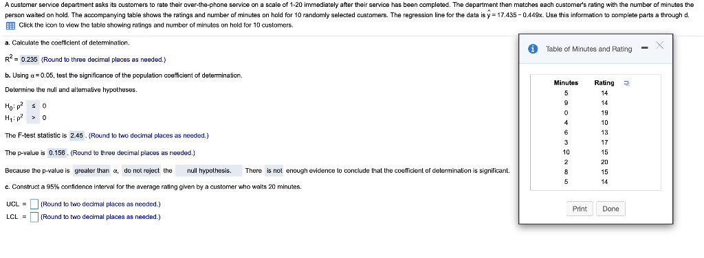 Solved d. Construct a 95% prediction interval for the | Chegg.com