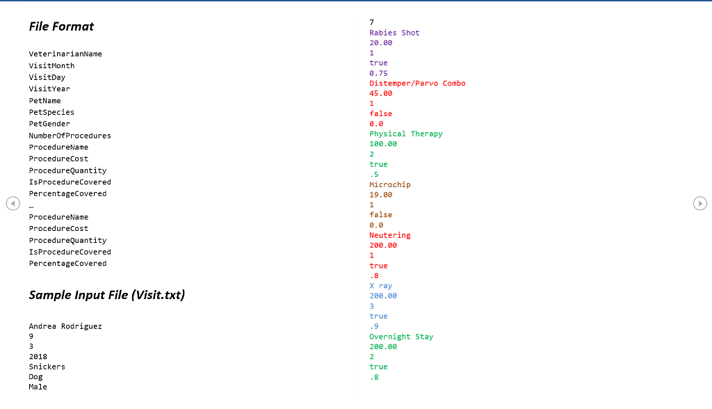 Solved In Java please. 1. Create an input file for | Chegg.com
