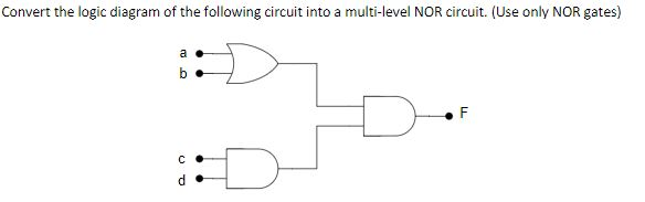 Solved Convert the logic diagram of the following circuit | Chegg.com
