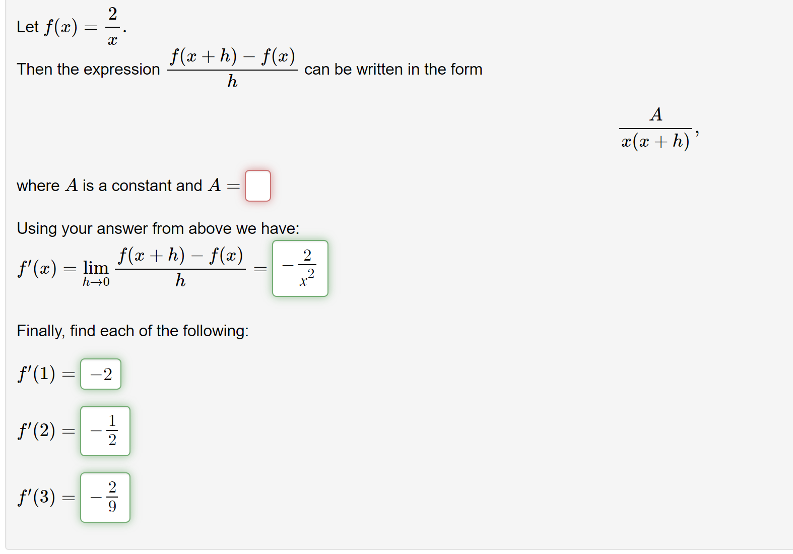 Solved Let f(x)=2x.Then the expression f(x+h)-f(x)h ﻿can be | Chegg.com