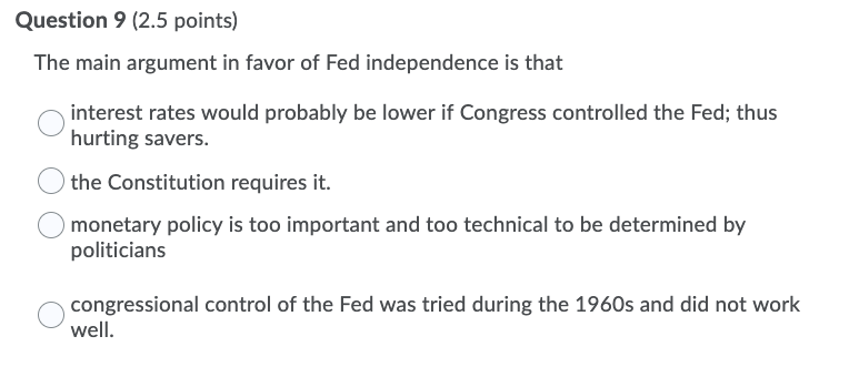 Solved Question 7 (2.5 points) Most of the TARP funds were | Chegg.com