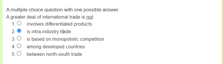 Solved A multiple-choice question with one possible answer. | Chegg.com