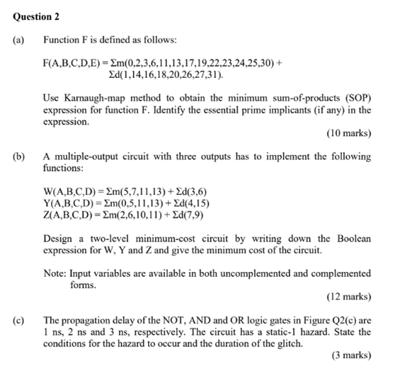 Solved Question 2 Function F is defined as follows: | Chegg.com