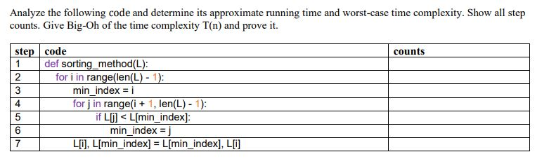 Solved Analyze the following code and determine its | Chegg.com