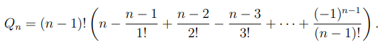 Solved Consider the numbers (a) Show that the numbers Qn can | Chegg.com