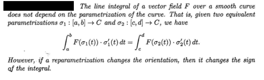 Solved The line integral of a vector field F over a smooth | Chegg.com