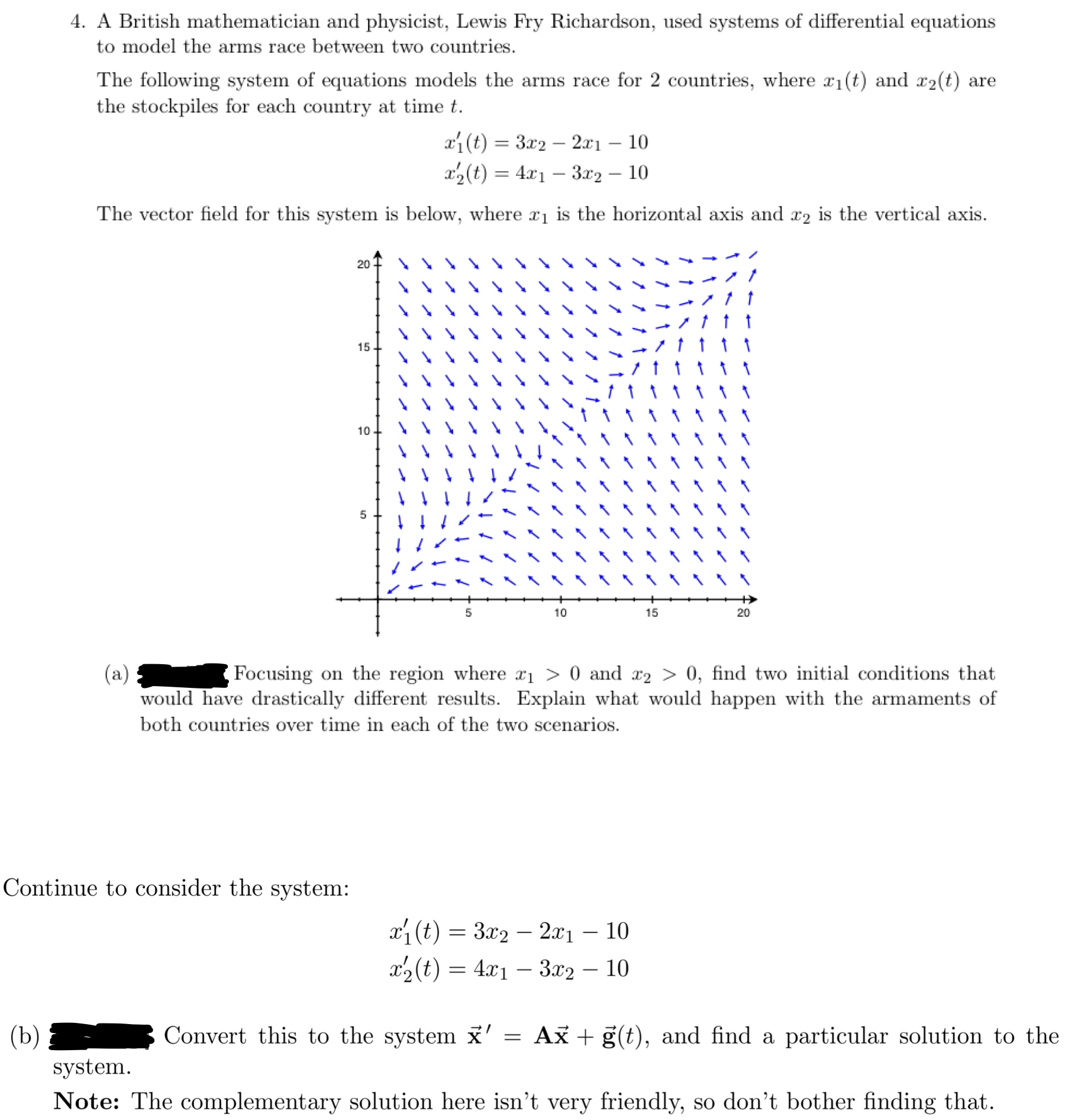 Solved 4. A British mathematician and physicist, Lewis Fry | Chegg.com