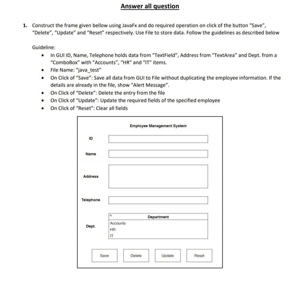 Solved Answer all question 1. Construct the frame given | Chegg.com