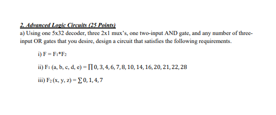 Solved a) Using one 5x32 decoder, three 2xl mux's, one | Chegg.com