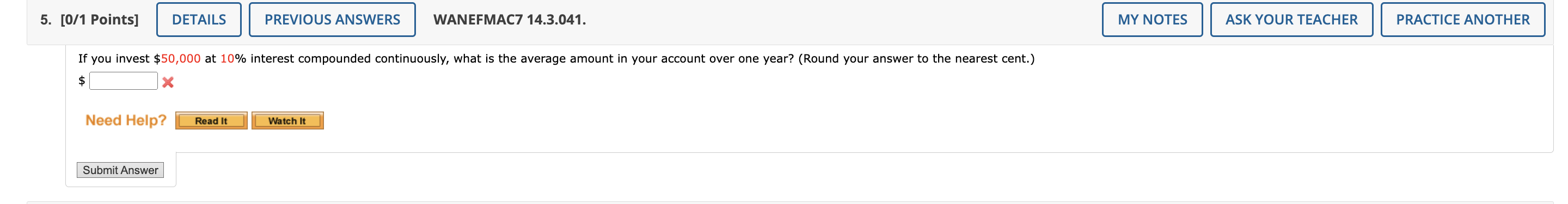 Solved If you invest $50,000 at 10% interest compounded | Chegg.com