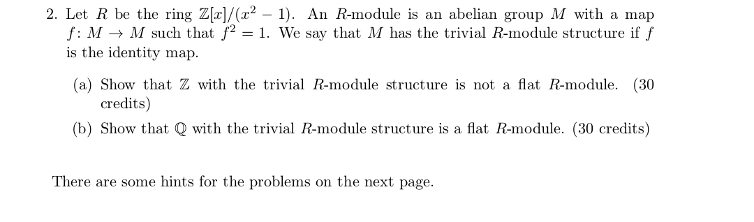 Solved Throughout R is a ring with unity and K is a field | Chegg.com