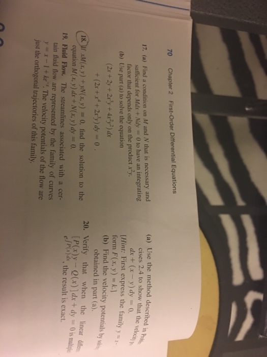 Solved 70 Chapter 2 First-Order Differential Equations 17. | Chegg.com
