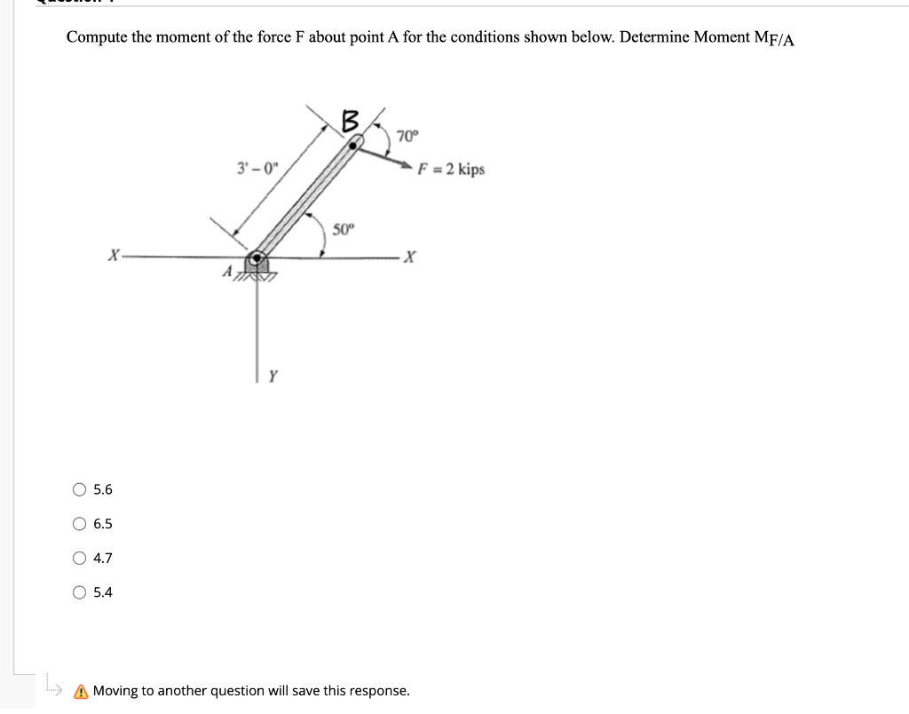 Solved Compute the moment of the force F about point A for | Chegg.com Solved Compute the moment of the force F about point A for | Chegg.com