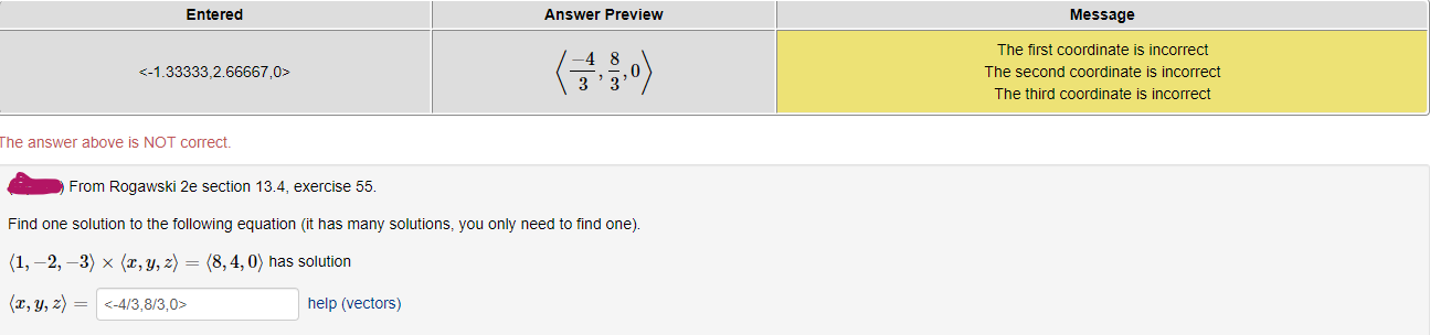 Solved Entered Answer Preview Message | Chegg.com