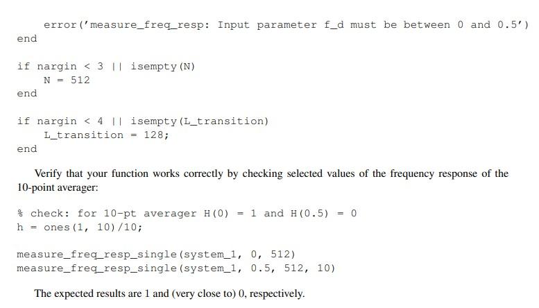Solved 3.3 Measure frequency response at single frequency We | Chegg.com