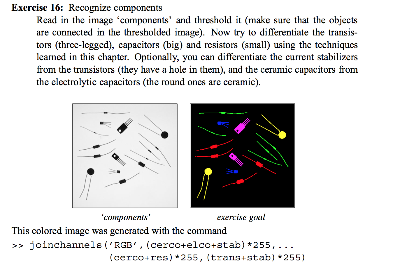 Exercise 16: Recognize components Read in the image | Chegg.com