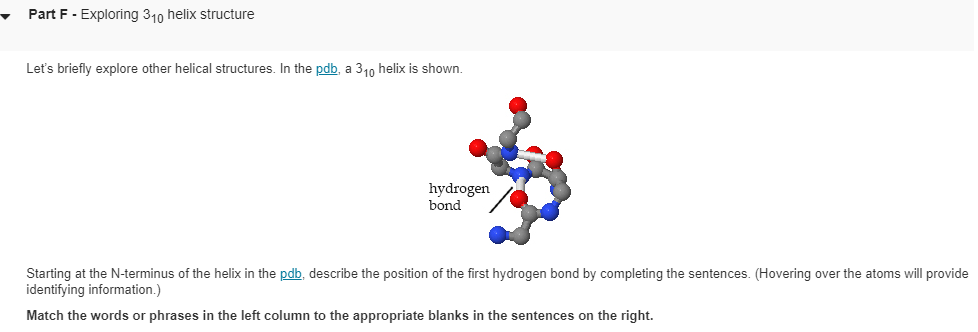 Solved Let's briefly explore other helical structures. In | Chegg.com