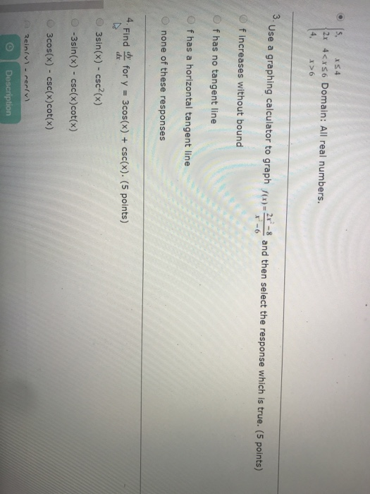 Solved 15, x 4 2x 4 | Chegg.com