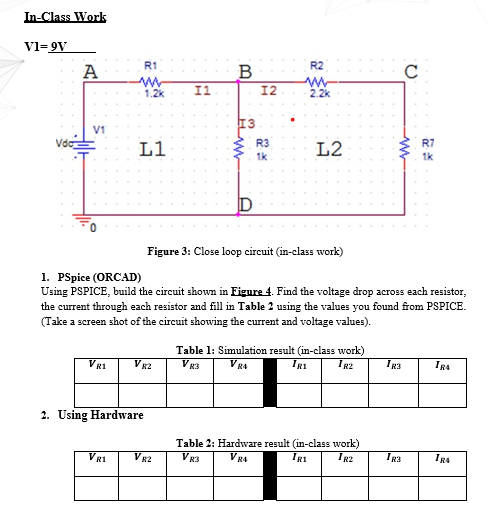 Solved In_Class Work Figure 3: Close loop circuit (in-class | Chegg.com