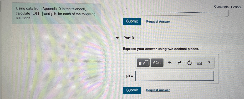 Solved Using data from Appendix D in the textbook, calculate | Chegg.com