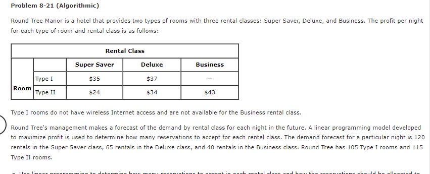 Solved a. ﻿Use linear programming to determine how many | Chegg.com