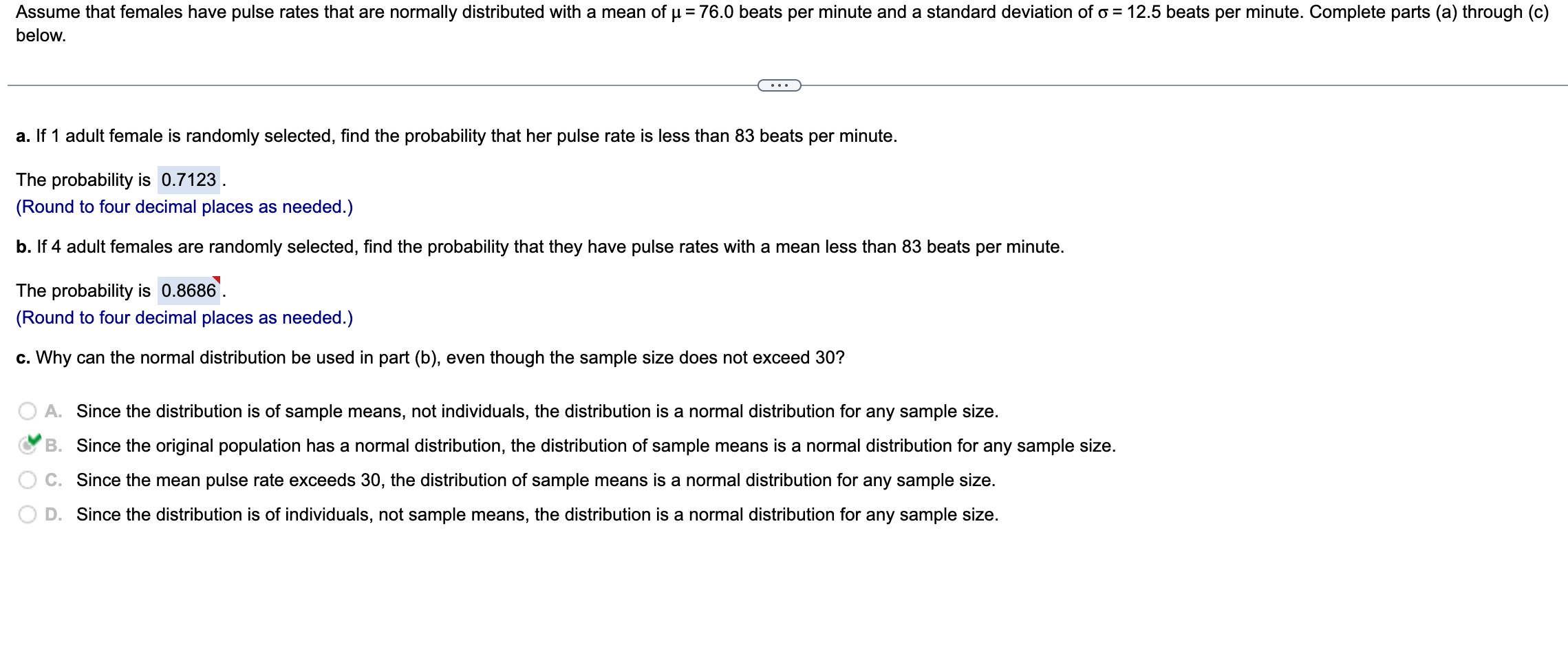 Solved CAN SOMEONE JUST SHOW ME HOW TO WORK PART B OF THIS | Chegg.com