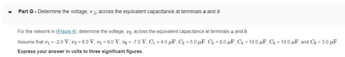 Solved Part G - ﻿Determine the voltage, v2, ﻿across the | Chegg.com