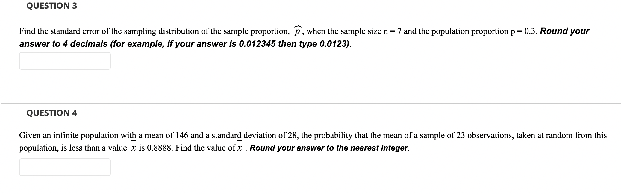 Solved Find the standard error of the sampling distribution | Chegg.com