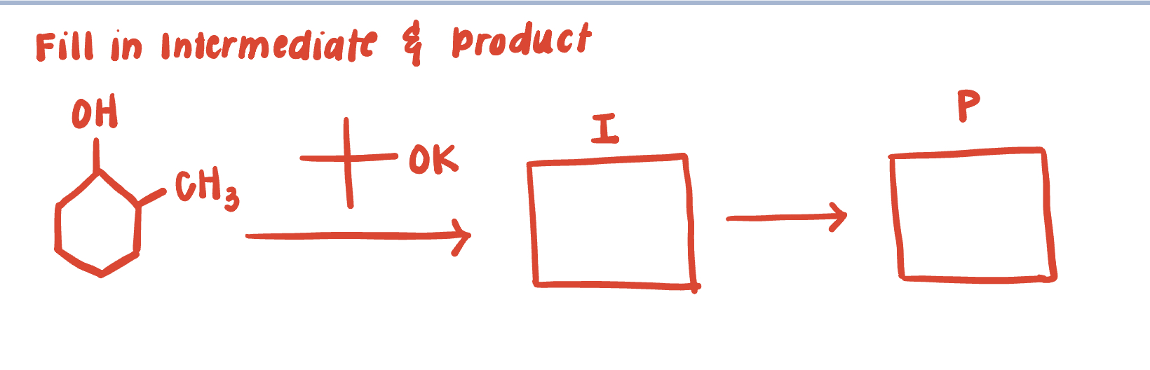 Solved Fill in Intermediate \& product | Chegg.com