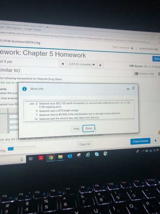 Solved Homework Chapter 5 Homework Save Score 0 Of 5 Pts 2