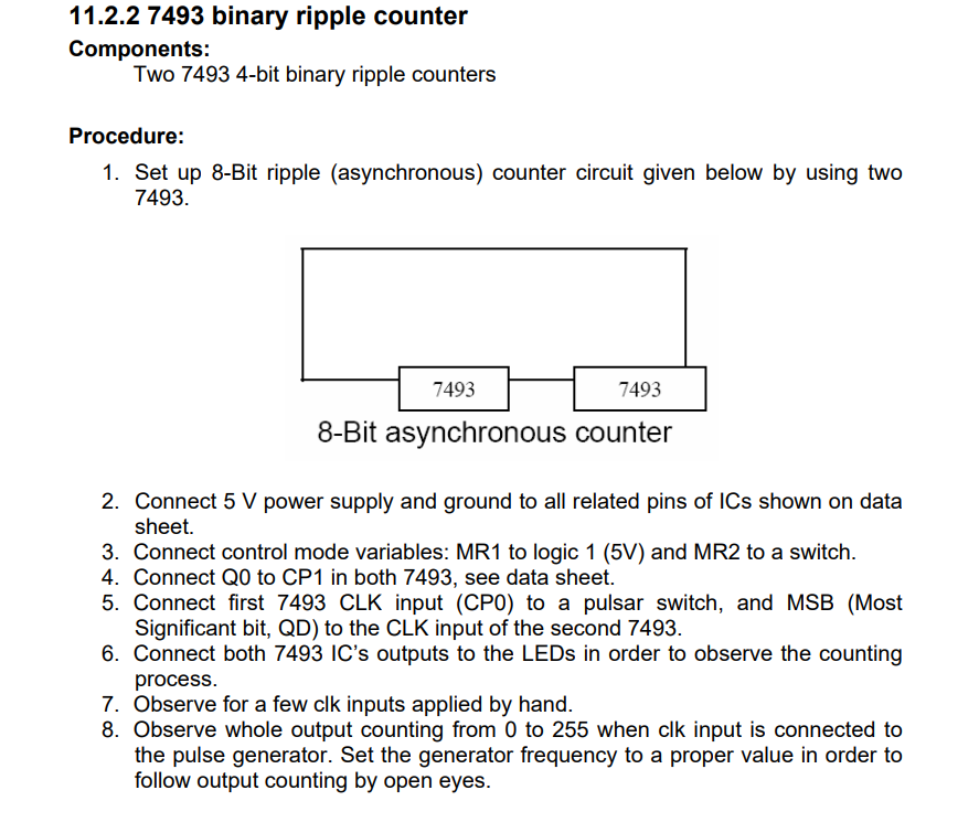 Solved In this experiment BCD (Binary Coded Decimal) SSI | Chegg.com