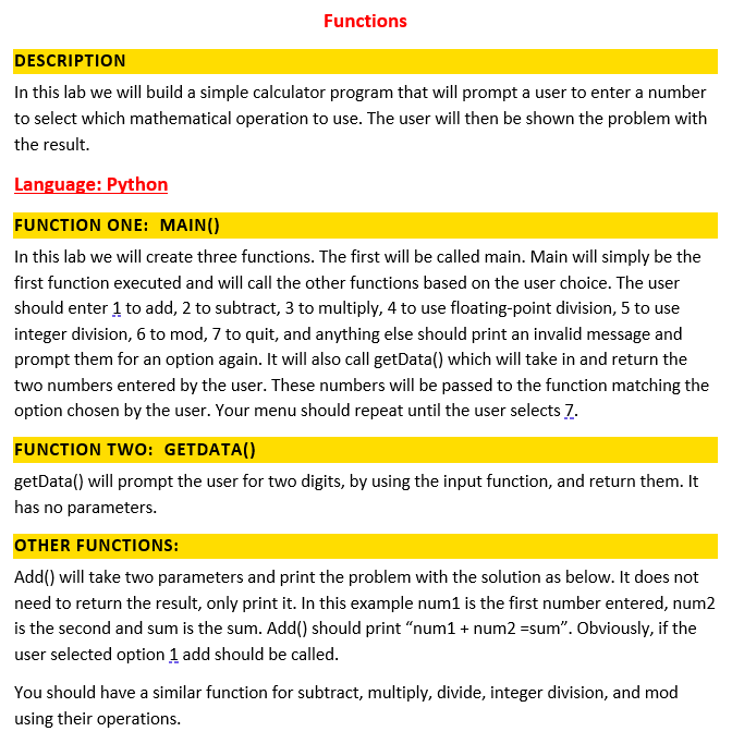 Solved DESCRIPTION In this lab we will build a simple | Chegg.com