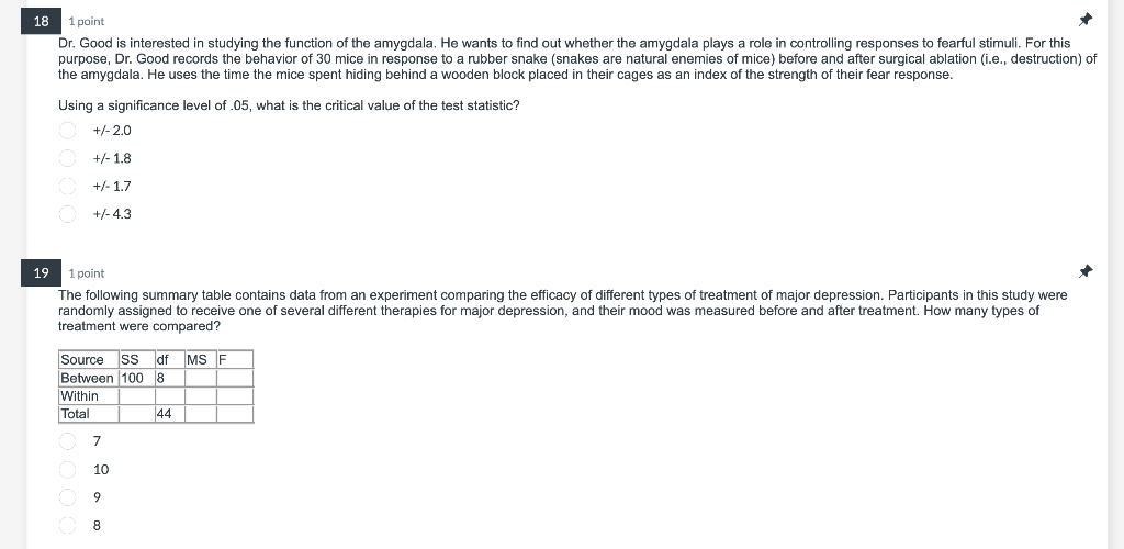 Solved 1 point The Smart IQ test has a population mean (μ) | Chegg.com