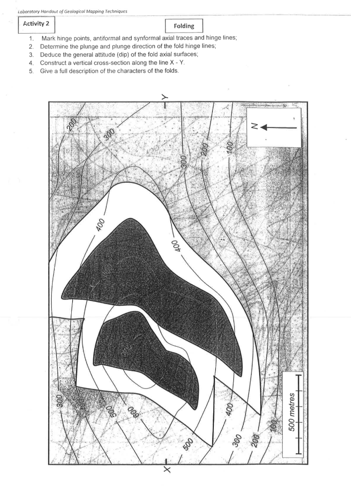 Solved Laboratory Handout of Geological Mapping Techniques | Chegg.com