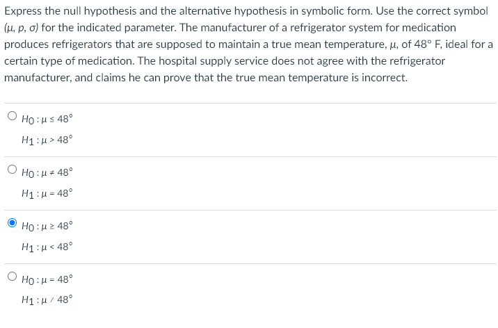 Solved Express the null hypothesis and the alternative | Chegg.com