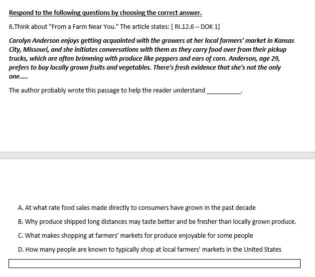 Solved Instructions: Read the following text and answer the | Chegg.com