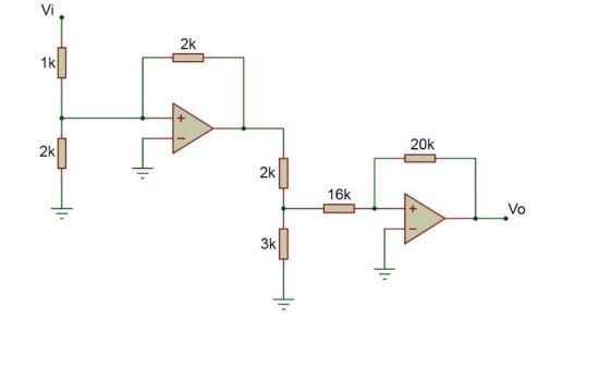 Solved Vi Input And Vo Output Voltages Are Shown In The 