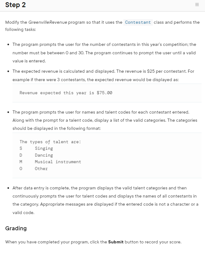 Solved Need help on C# programming problem. The starting | Chegg.com