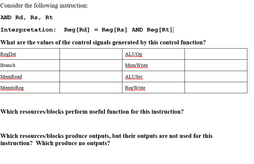 Solved Add Ex ALU 4 - Addresult Shift left 2 RegDst Branch | Chegg.com