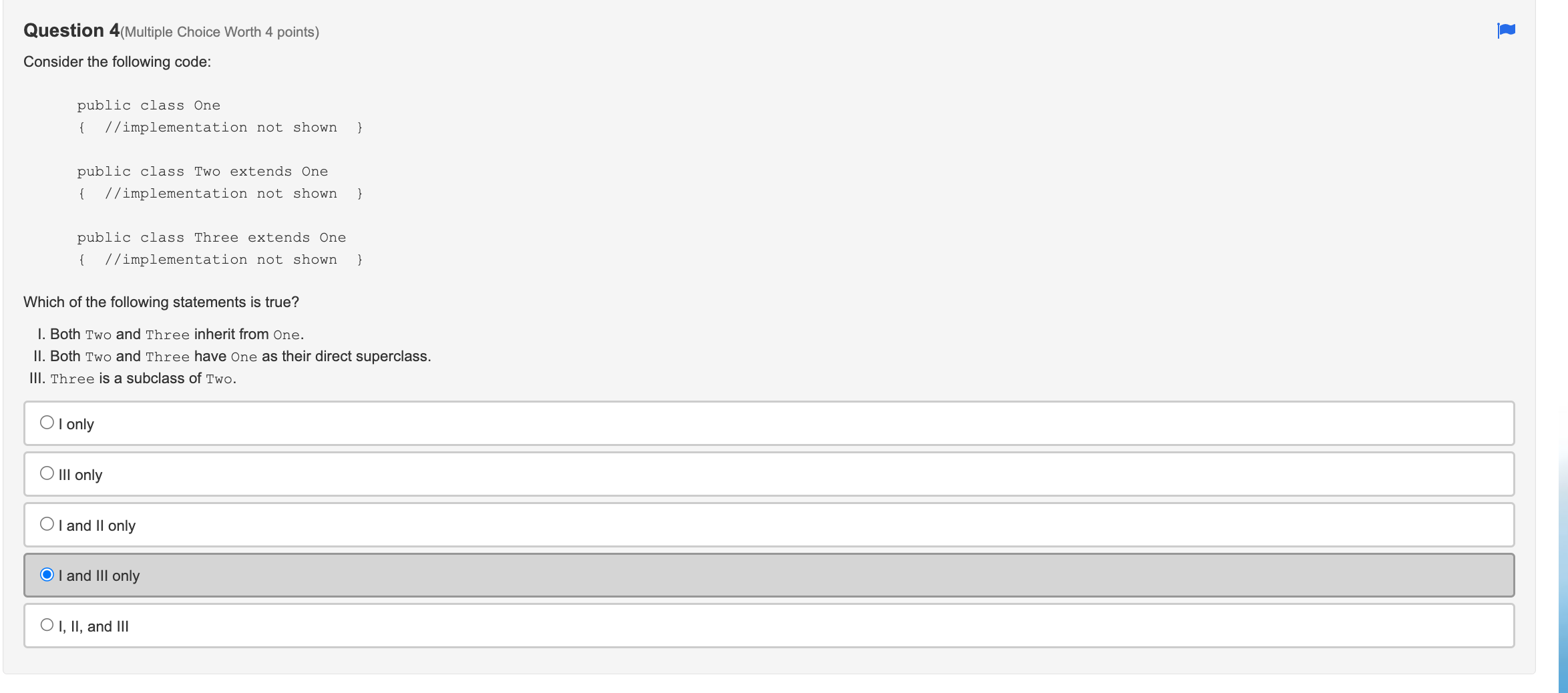 Solved Question 4(Multiple Choice Worth 4 points) Consider | Chegg.com