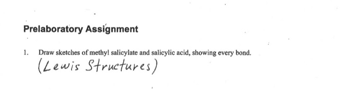Solved Prelaboratory Assignment 1. Draw sketches of methyl | Chegg.com Solved Prelaboratory Assignment 1. Draw sketches of methyl | Chegg.com