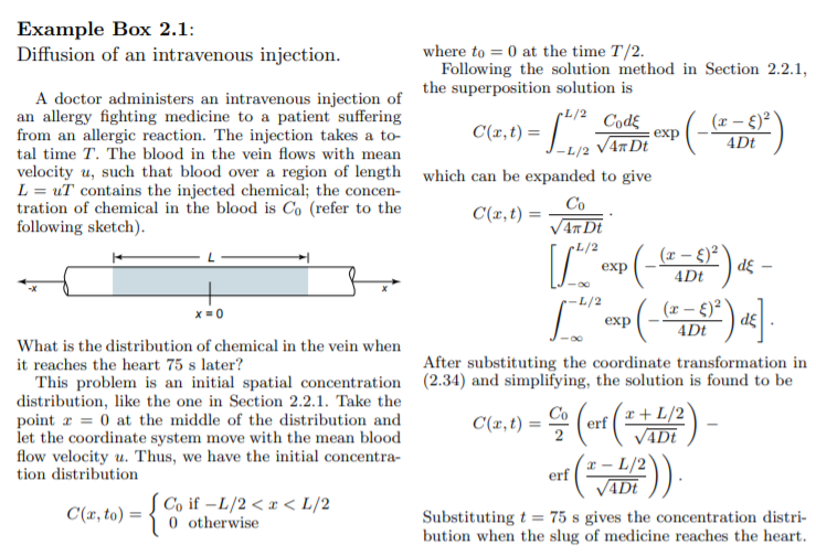 Solved Do the injection problem (Example Box 2.1) with the | Chegg.com