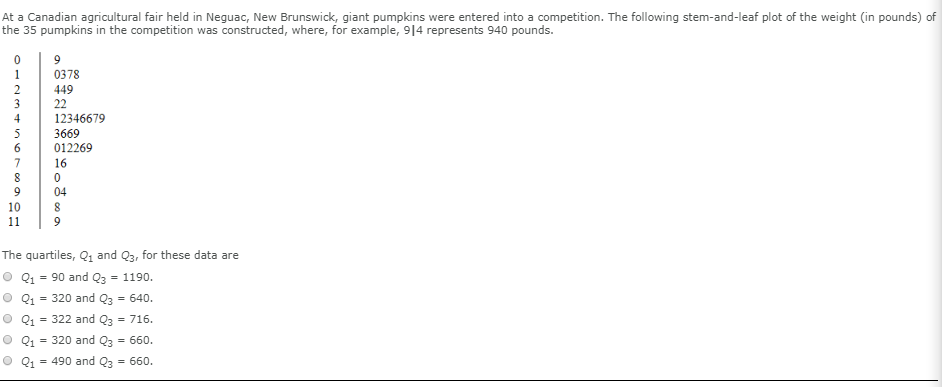 Solved At a Canadian agricultural fair held in Neguac, New | Chegg.com