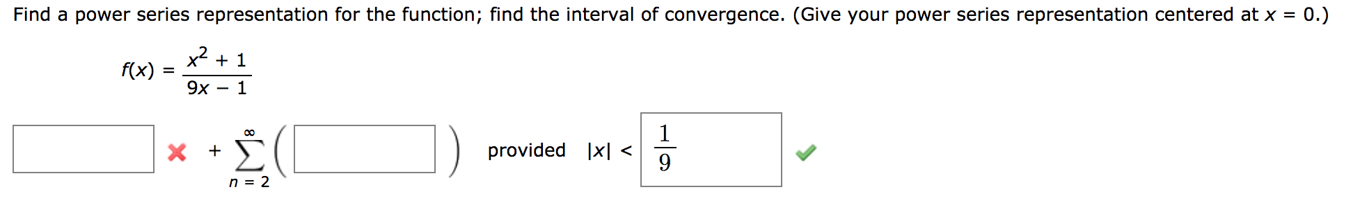 Solved Find a power series representation for the function; | Chegg.com