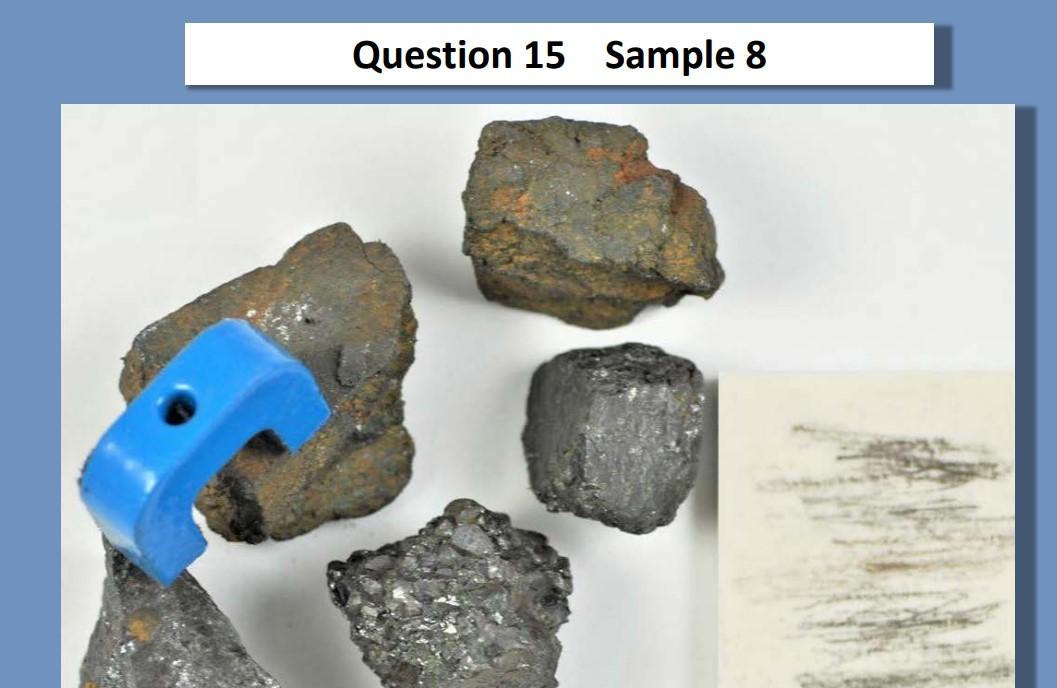 Solved Sample Luster Hardness Cleavage Streak Color and | Chegg.com