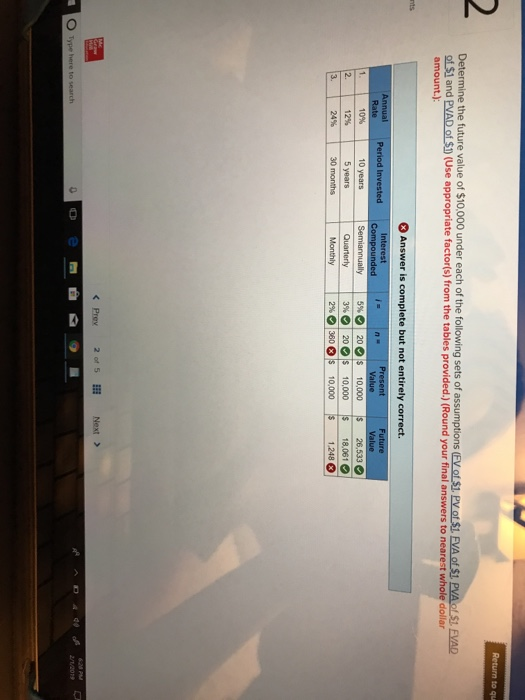 Solved Determine the future value of $10,000 under each of | Chegg.com