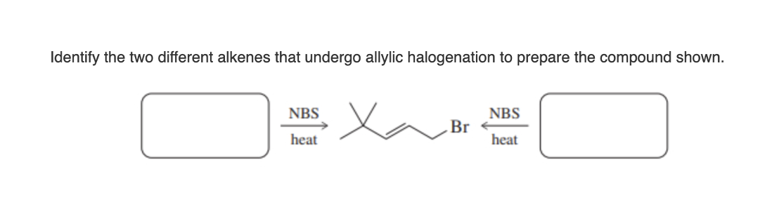 Solved Identify the two different alkenes that undergo | Chegg.com