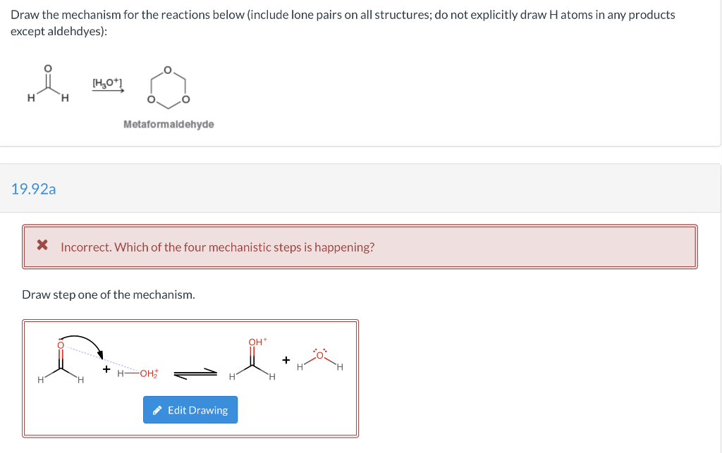 Solved Draw the mechanism for the reactions below (include | Chegg.com