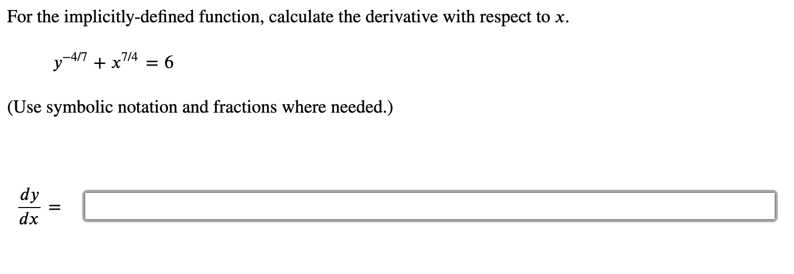 Solved For The Implicitly Defined Function Calculate The 5263
