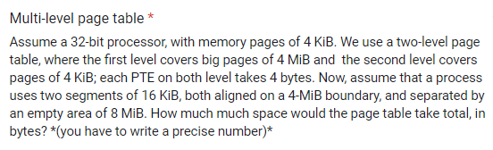 Solved Paged memory (1) * Assume a 20-bit virtual address | Chegg.com